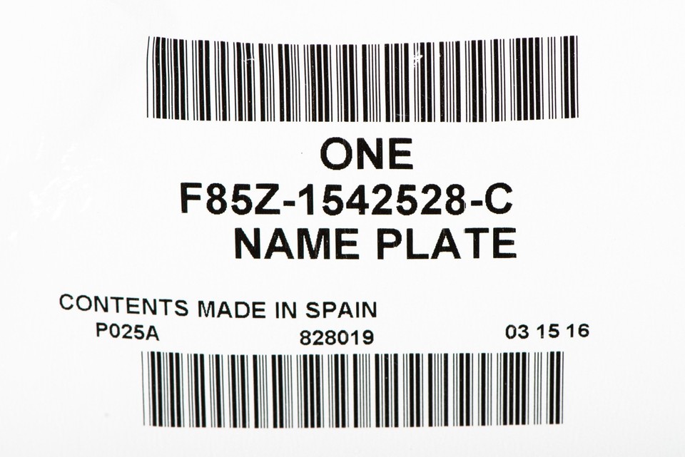 1999-2004 Ford F250 F350 F450 F550 Super Duty Rear Blue Tailgate Emblem ...