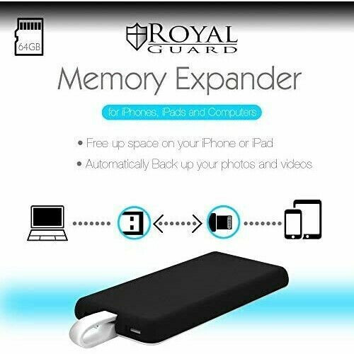 Royal Guard Wi-Fi Memory Expander+Power 64g for Ipad or IPhone New in ...