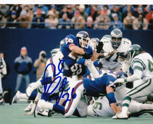 ROB CARPENTER NEW YORK GIANTS ACTION SIGNED 8x10 | eBay