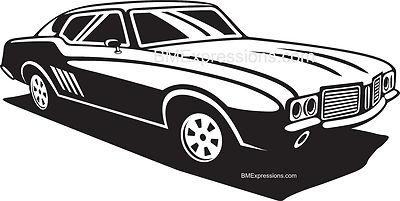 1970 Oldsmobile Cutlass 442 Muscle Vinyl Decal Your Color Choice ...