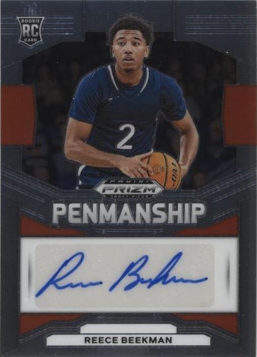 2024 Panini Prizm Draft Picks - Penmanship Reece Beekman #P-BEE (AU, RC ...