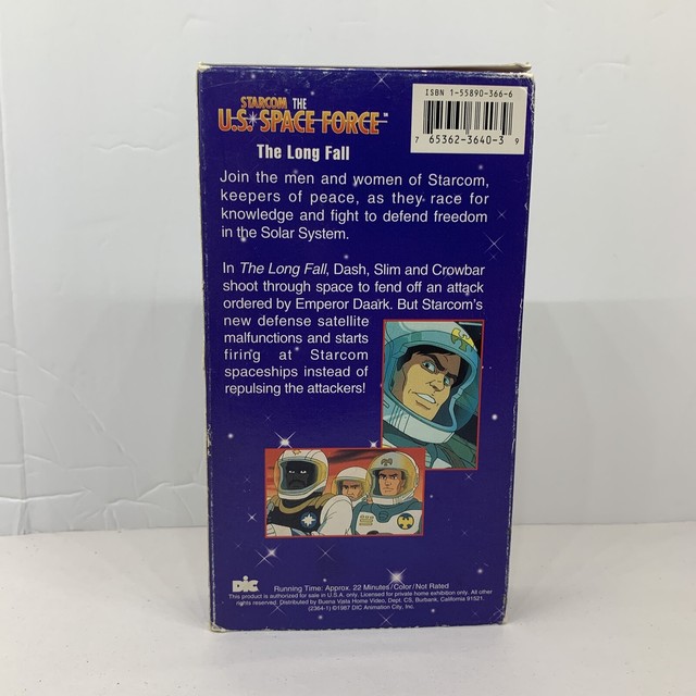 Starcom U.s. Space Force - The Long Fall (vhs) 90s Kids TV Show Cartoon ...
