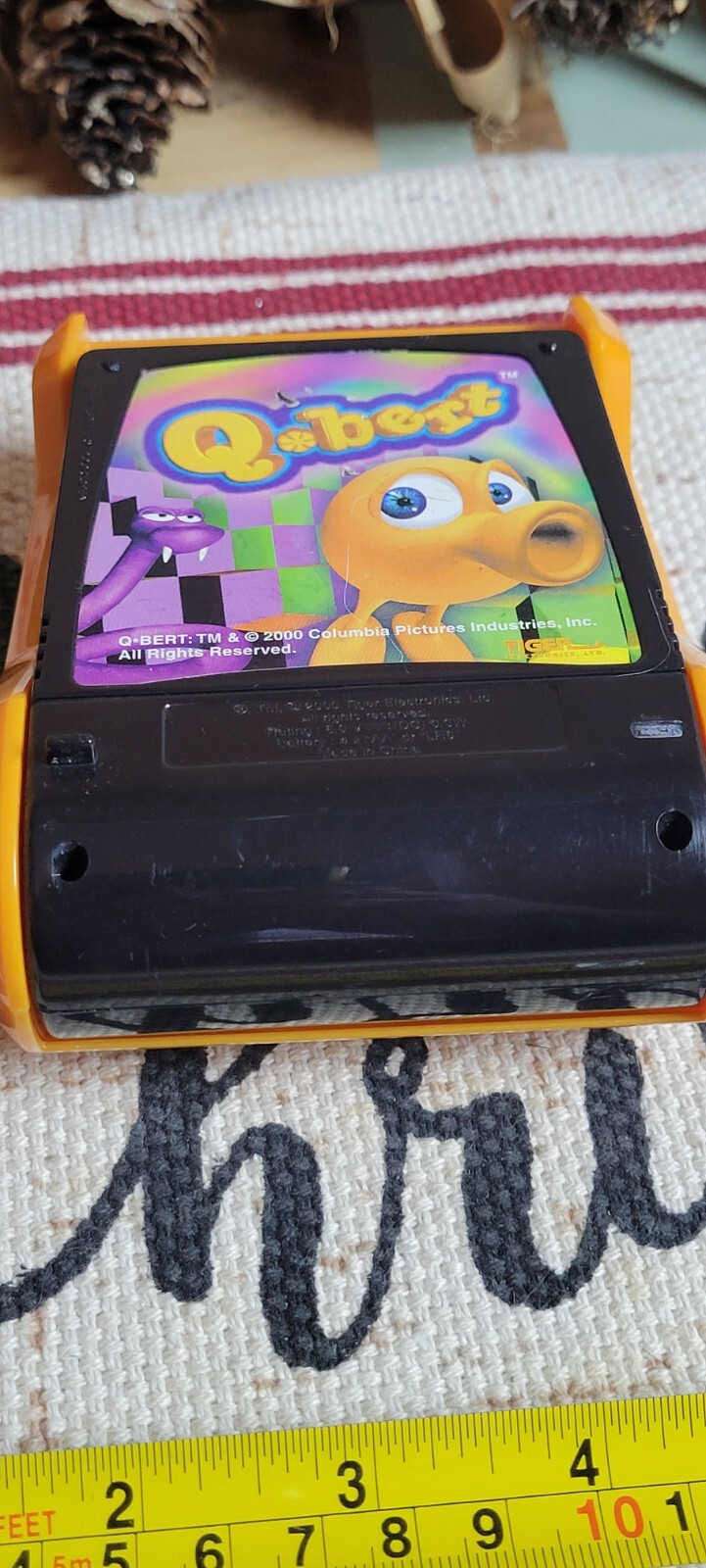 Rare Vintage 2000s Tiger Electronics Qbert Handheld Arcade Game | eBay