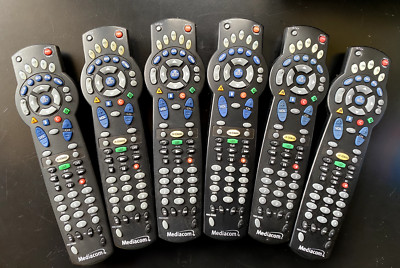 Lot of 6 Mediacom Universal Cable Box Remote Control 1056B01 ATLAS OCAP ...
