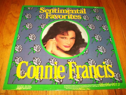 CONNIE FRANCIS - SENTIMENTAL FAVORITES LP VERY GOOD CONDITION VERY RARE ...