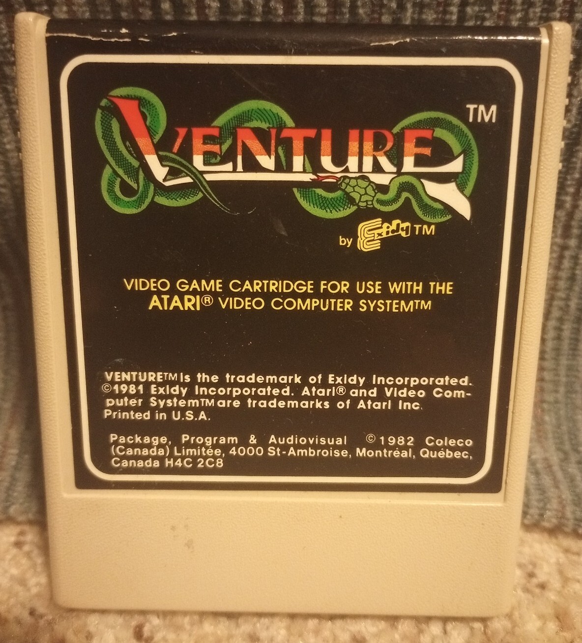 Venture (Coleco) (Atari 2600) 1982 Untested 77000410115| eBay