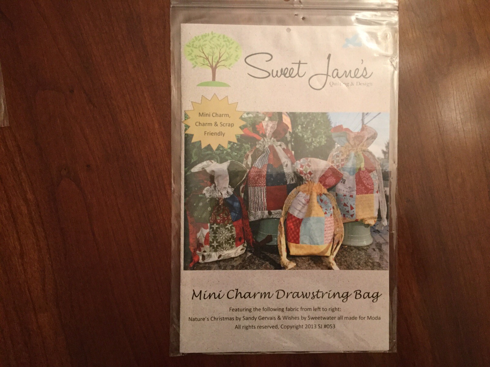 SWEET JANE’s DESIGNS SJ 053 Mini Charm Drawstring Bag Pattern | eBay