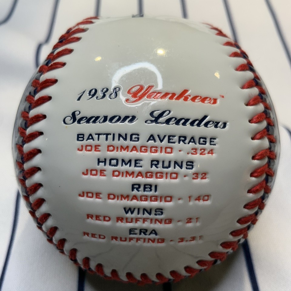 1938 World Series Chicago Cubs V. New York Yankees Souvenir Baseball ...