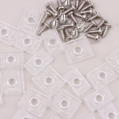 50 Pcs COB SMD Leds Strip 8/10/12mm With Screws Fixing Clip LED Tube ...