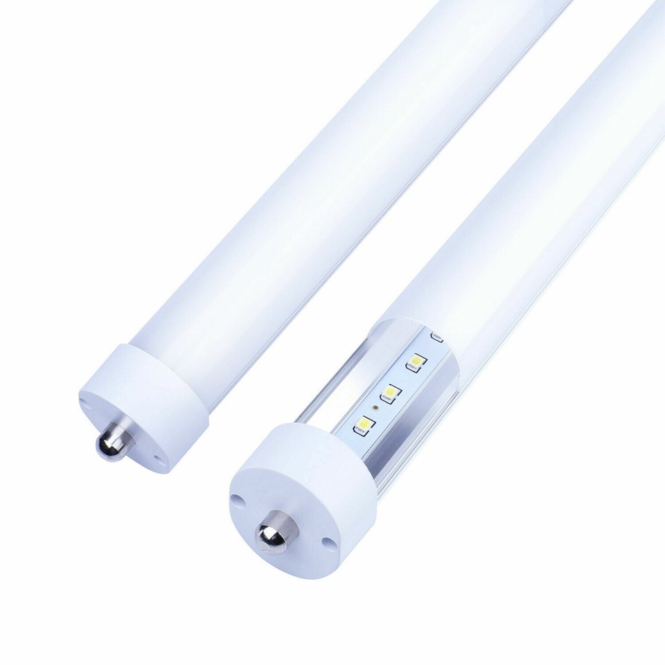 45W 72W T8 8FT LED Tube Light Bulb FA8 Single Pin LED Shop Light ...