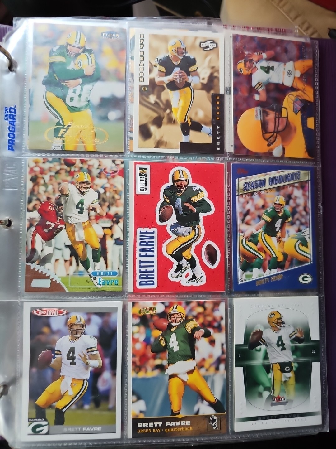 Football Card Lot: Rookie Cards, Game Worn Jersey, Peyton Manning ...