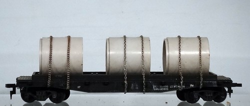 HO Bogie Flat Wagon with Pipe Loads Code 8377-160 | eBay