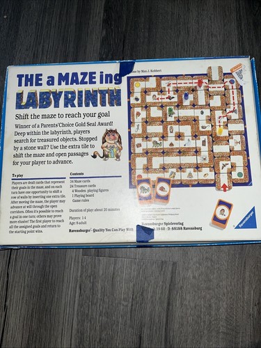 The Amazing Labyrinth 1995 Edition Ravensburger Game | eBay