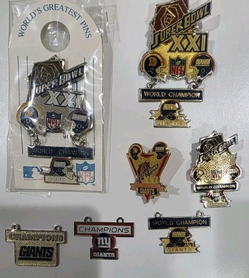 New York Giants NFL Super Bowl XXI (21) Dangle Pins and Extras | eBay