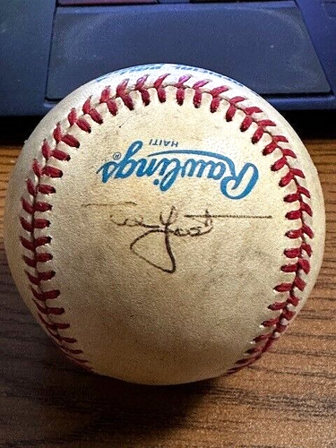 ED YOST SIGNED AUTOGRAPHED OAL BASEBALL! Senators, Tigers, Angels! | eBay