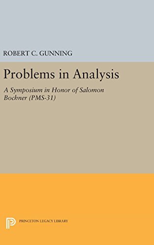 Problems in Analysis (Princeton Mathematical Series). Gunning 9780691647425