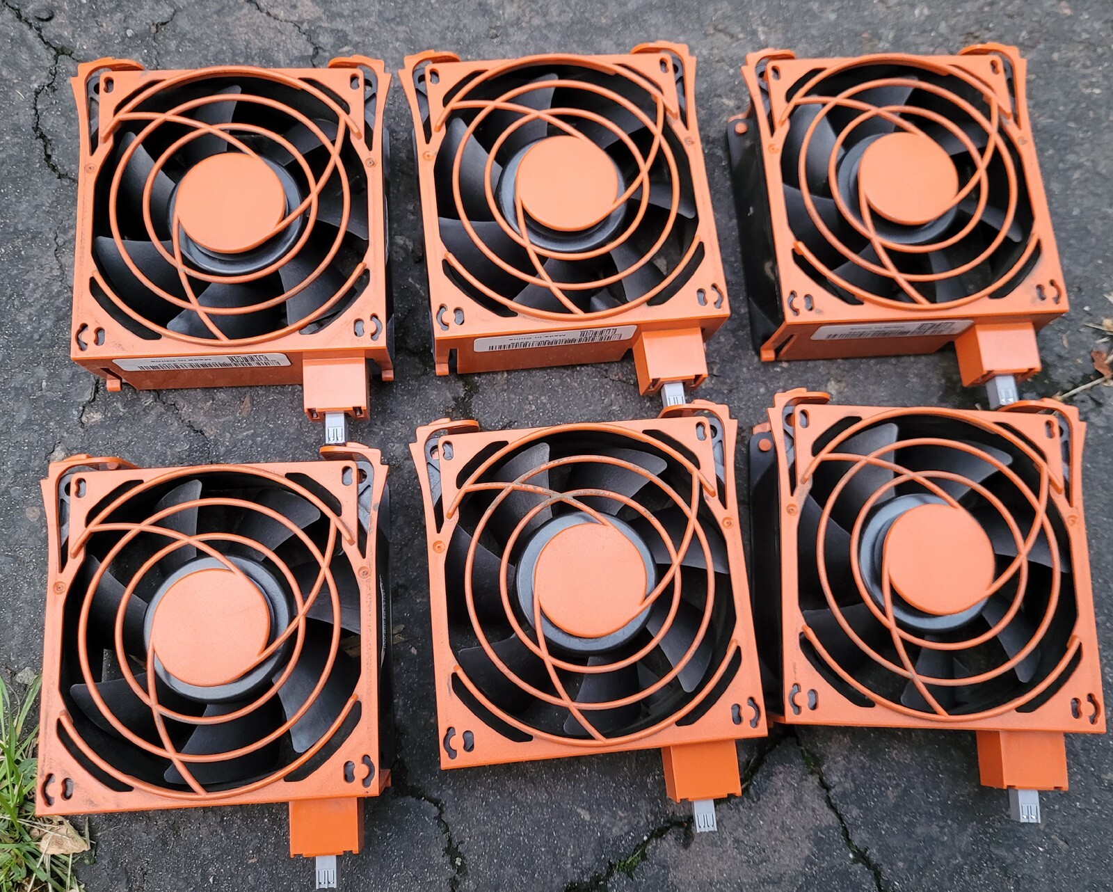Lot of 6 Dell PowerEdge 1900 2900 Server Cooling Fans JC915 0JC915 ...