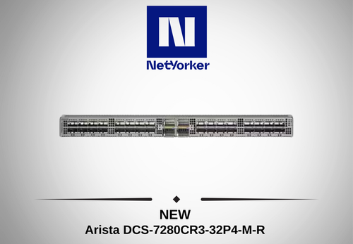 NEW Arista DCS-7280CR3-32P4-M-R 7280R3 32x100GbE QSFP 4x400GbE Router ...