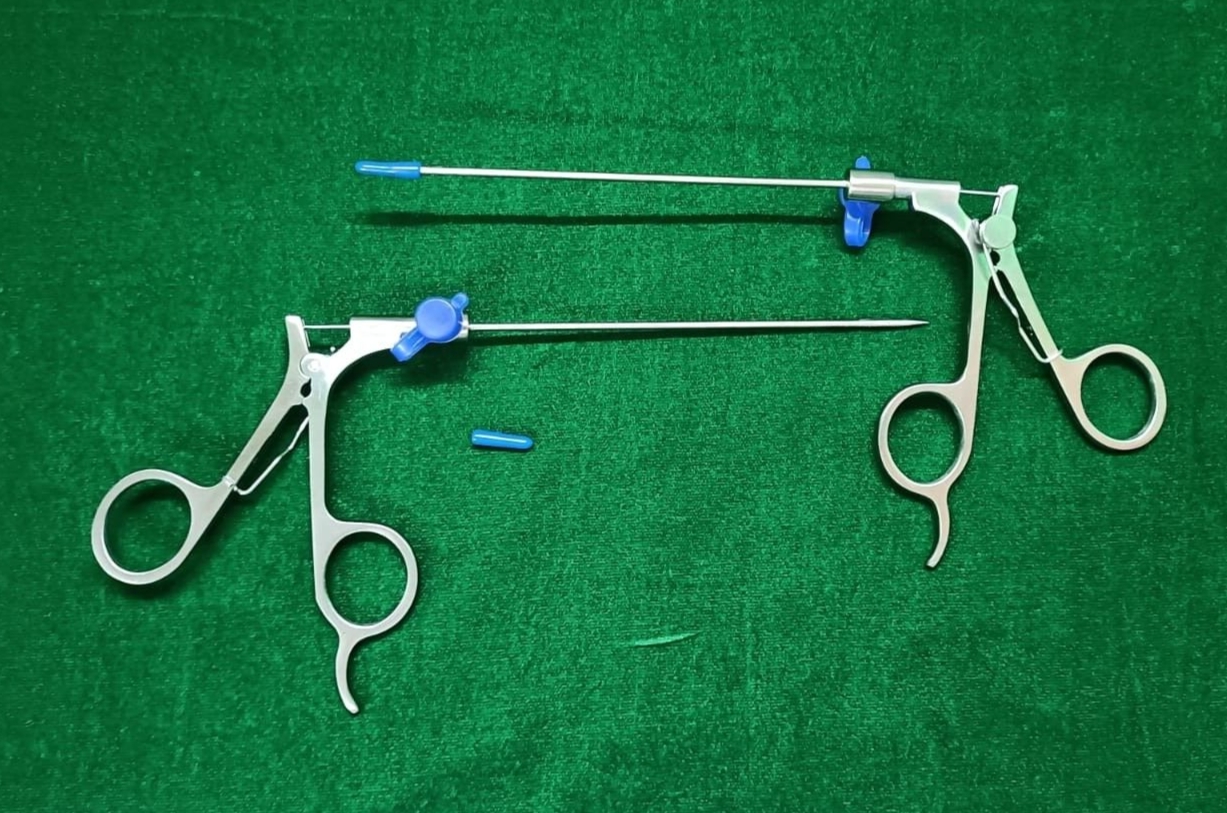 2pc Laparoscopic Suture Passer with Suction 2.5mm Reusable Surgical ...