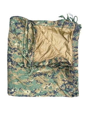 USMC MARPAT Woodland Digital Camo pattern Reversible Field Tarp ...