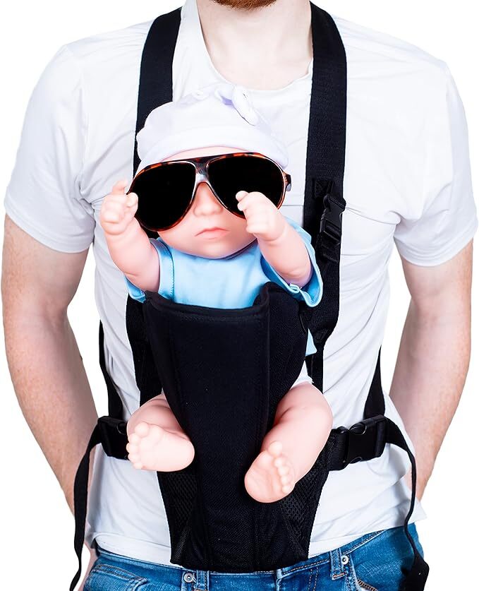 Hangover Baby Carlos Doll Carrier & Glasses Halloween Costume Cosplay ...