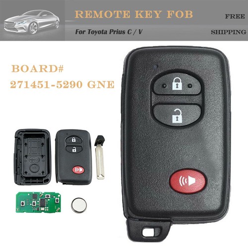 For Toyota Prius 2010 2011 2012 2013 2014 2015 Smart Remote Key Fob ...