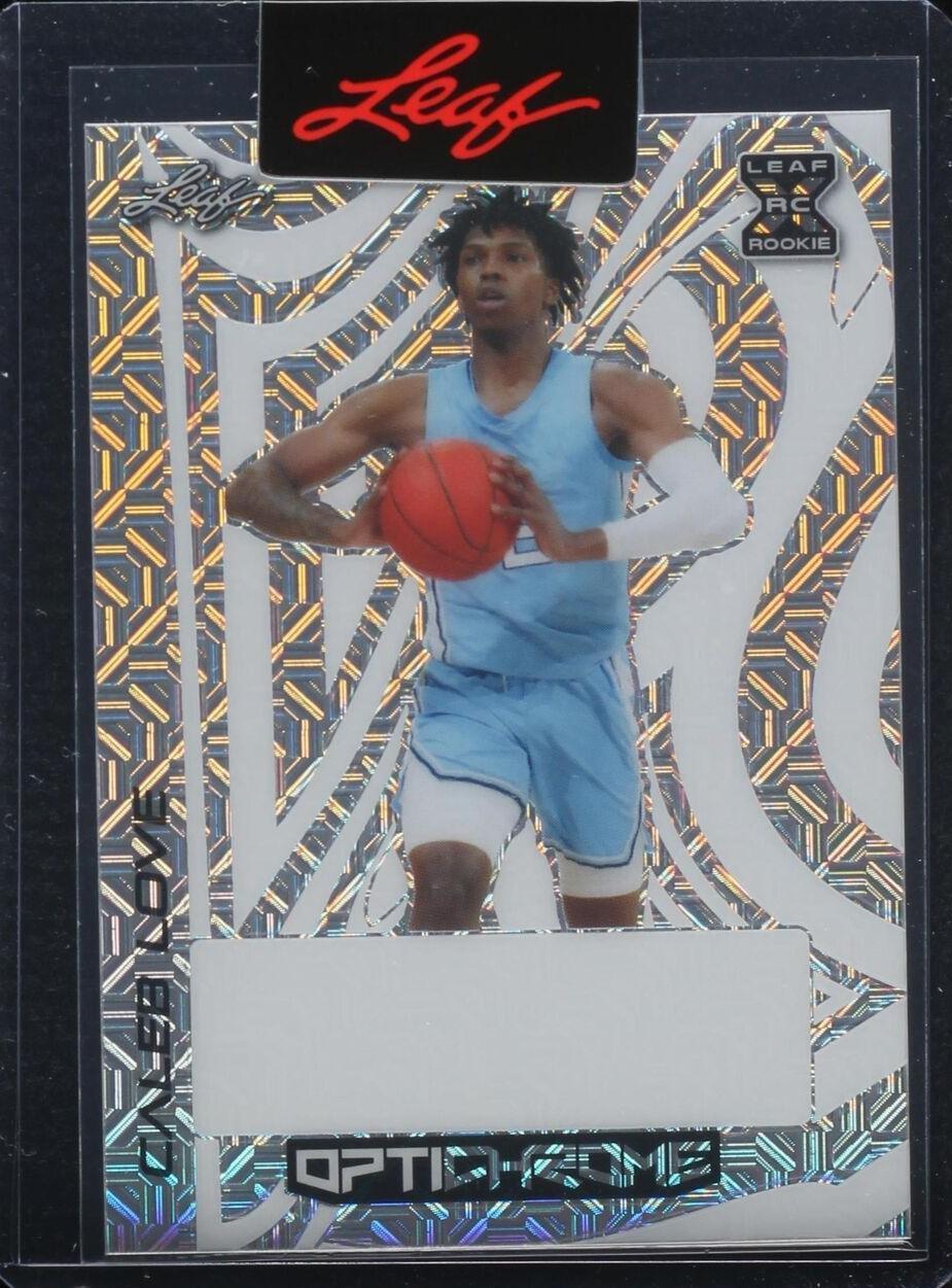 2022-23 Leaf Optichrome - Caleb Love #BA-CL1 Pre-Production Proof White ...