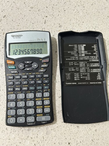 Sharp EL-531WH Advanced D.A.L Scientific Calculator with Cover ...