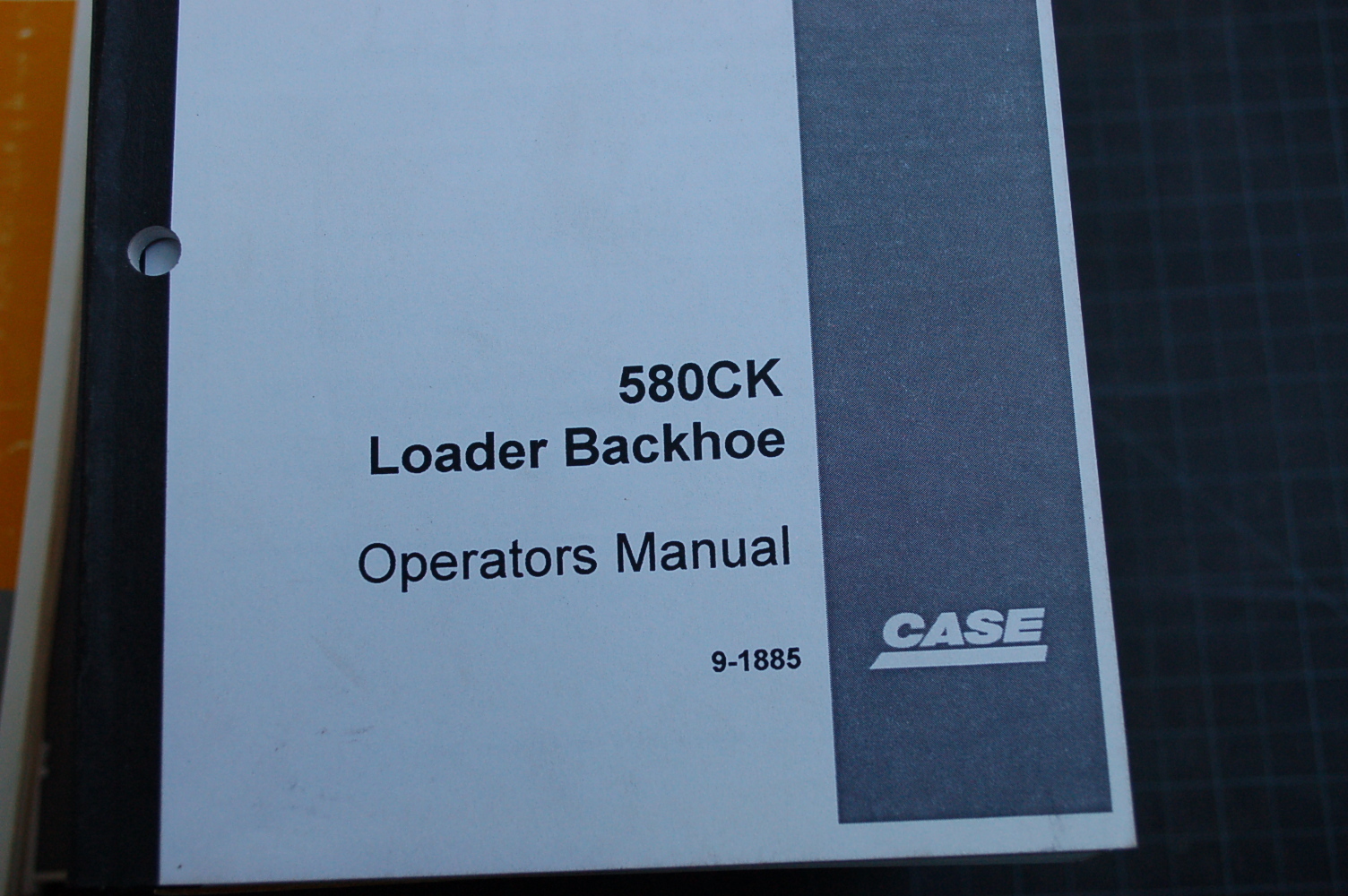 CASE 580CK Backhoe Loader Owner Operator Maintenance Manual book 1995 ...