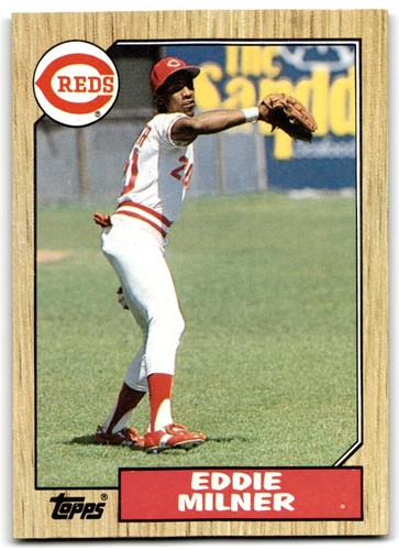 1987 Topps Eddie Milner Cincinnati Reds #253 | eBay