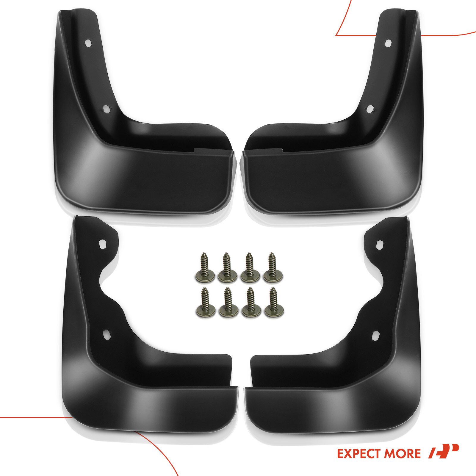 A-Premium 4x Front & Rear Mud Flaps Splash Guards for Volkswagen Jetta ...