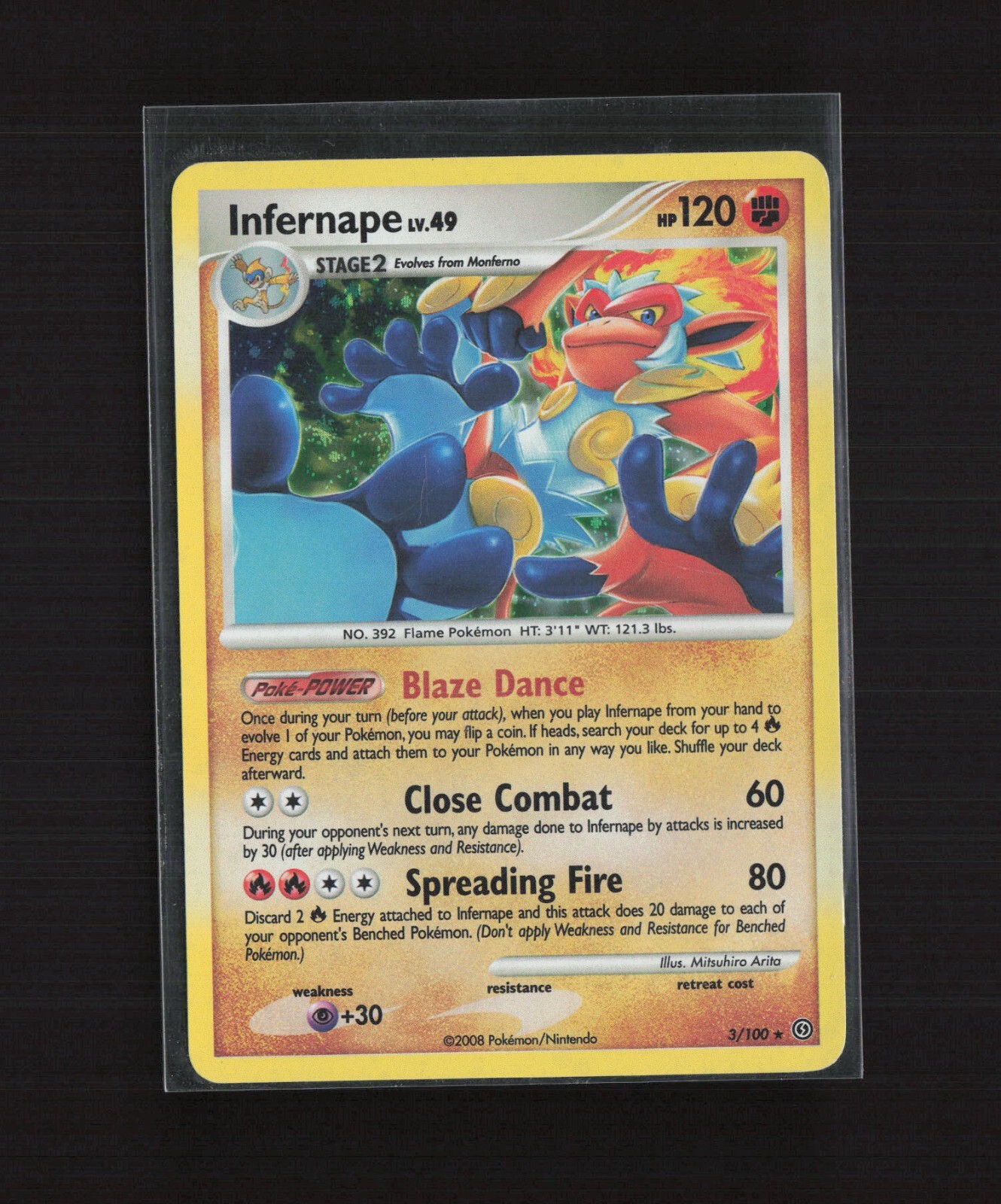 Infernape 3/100 Stormfront Holo Rare Pokemon Card | eBay