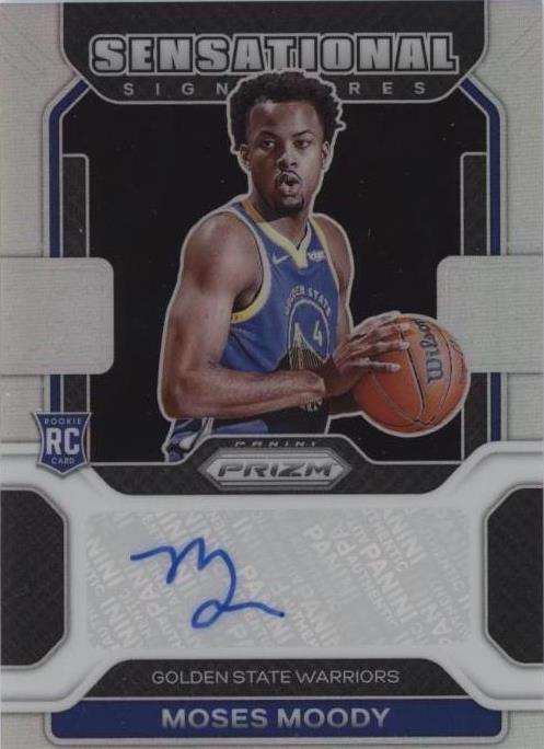 2021-22 Panini Prizm - Sensational Signatures Moses Moody #SS-MMO ...