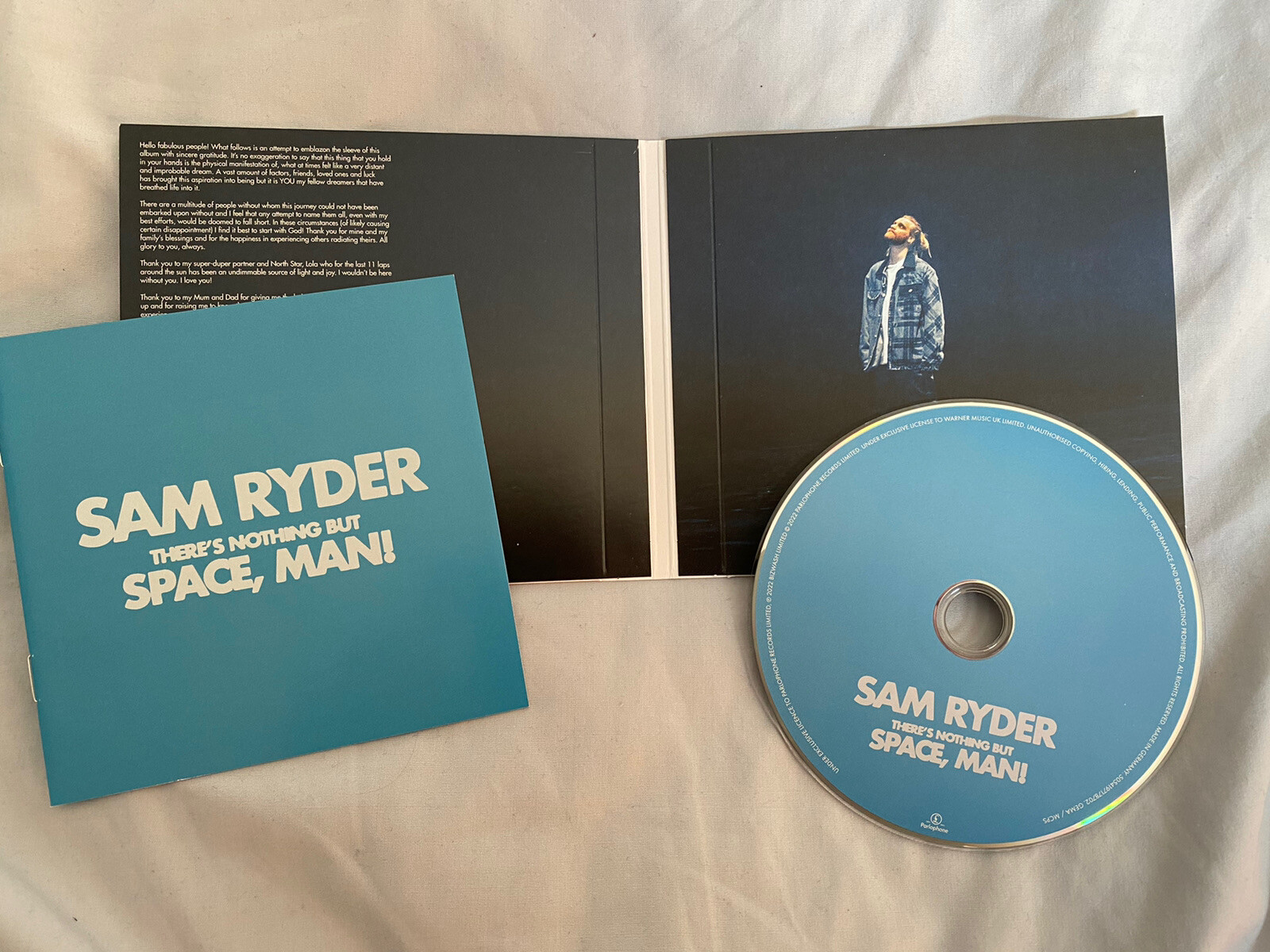 Sam Ryder Signed - There's Nothing But Space, Man! CD (Signed ...