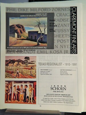 TOM CRAIG / WILLIAM LESTER ART PIECES VTG ORIG 1995 ADVERTISEMENT, | eBay