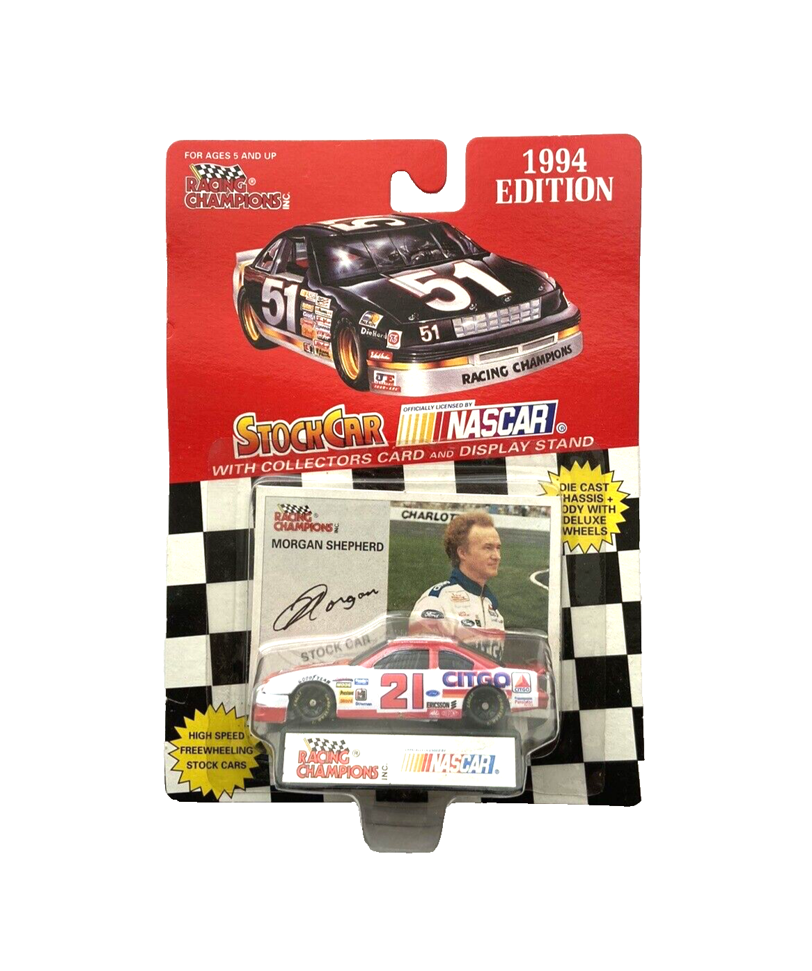 1994 Racing Champions | Morgan Shepherd #21 CITGO 1:64 Diecast Race Car ...