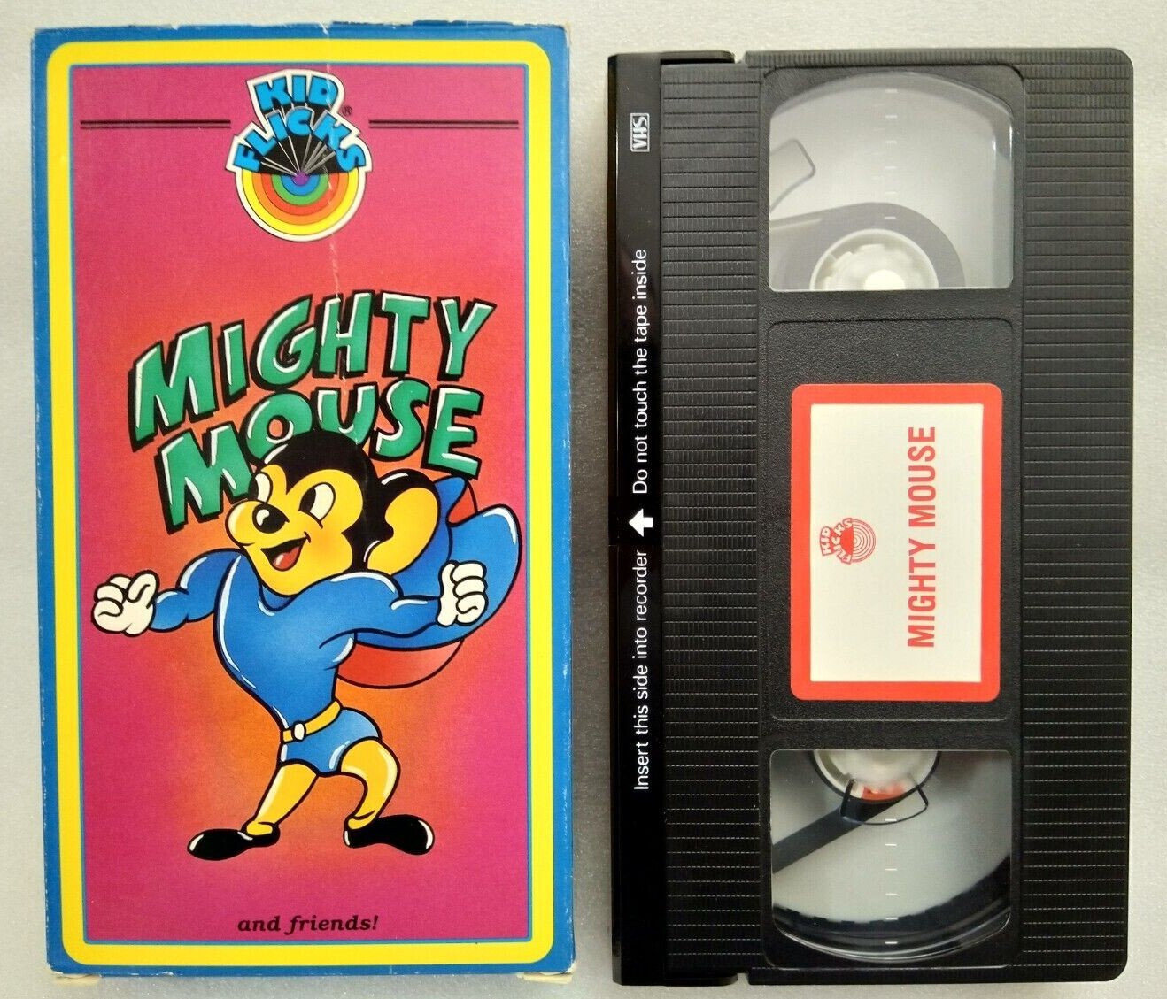 VHS Mighty Mouse And Friends, 4 Episodes 29 Min (VHS, 1987, Kid Flicks ...