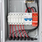 6 String Solar PV Combiner Box Junction Box 15A DC fuse 63A DC Circuit ...