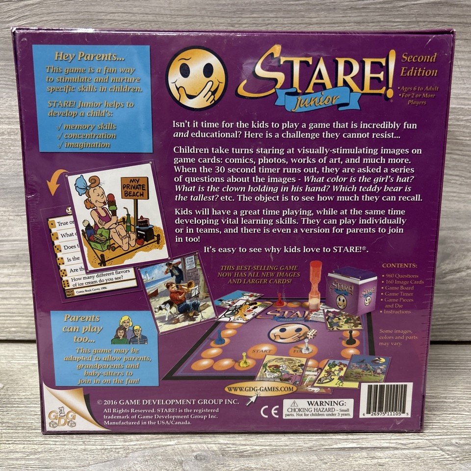 Stare! Junior Game for Kids - Second Edition - Game Development Group ...