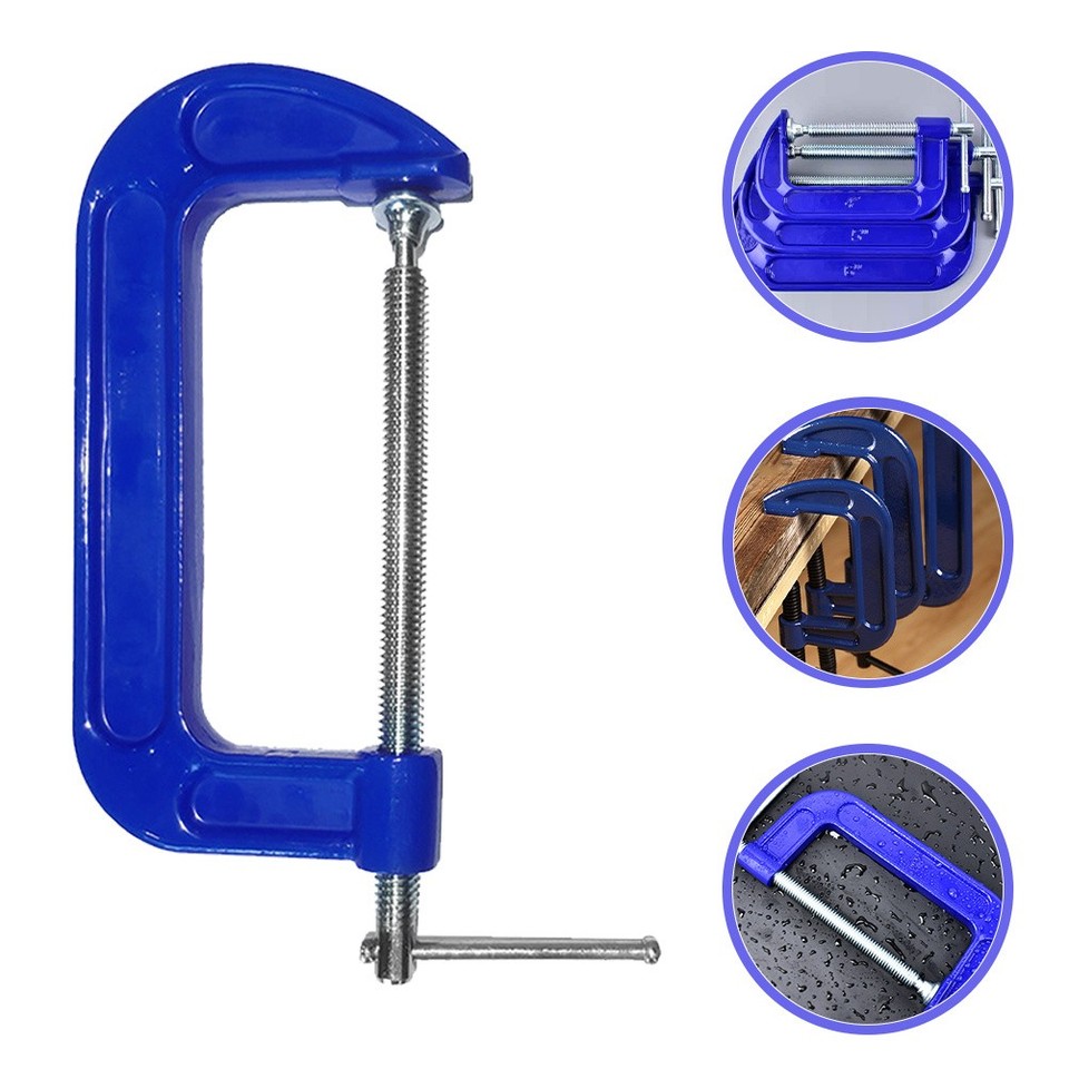 Heavy Duty G Clamp for Woodworking Cabinet Tool Desk Mounting Clamp | eBay