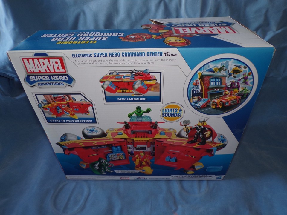 Helicarrier Avengers electronic Super Hero Command Center 2 in 1 Marvel ...