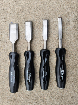 Craftsman WF 4Pc Wood Chisel Set 1/2", 3/4", 1", 1-1/4 | eBay