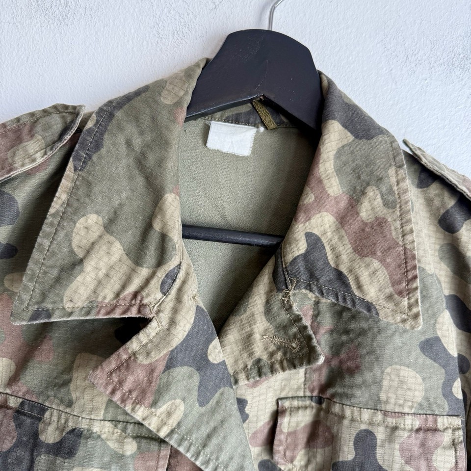 Polish Army Pantera Ripstop Camo Field Jacket Nice Patina Vintage | eBay