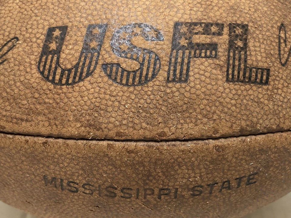 Rare 1980s Mississippi State Bulldogs WILSON USFL College Football ...