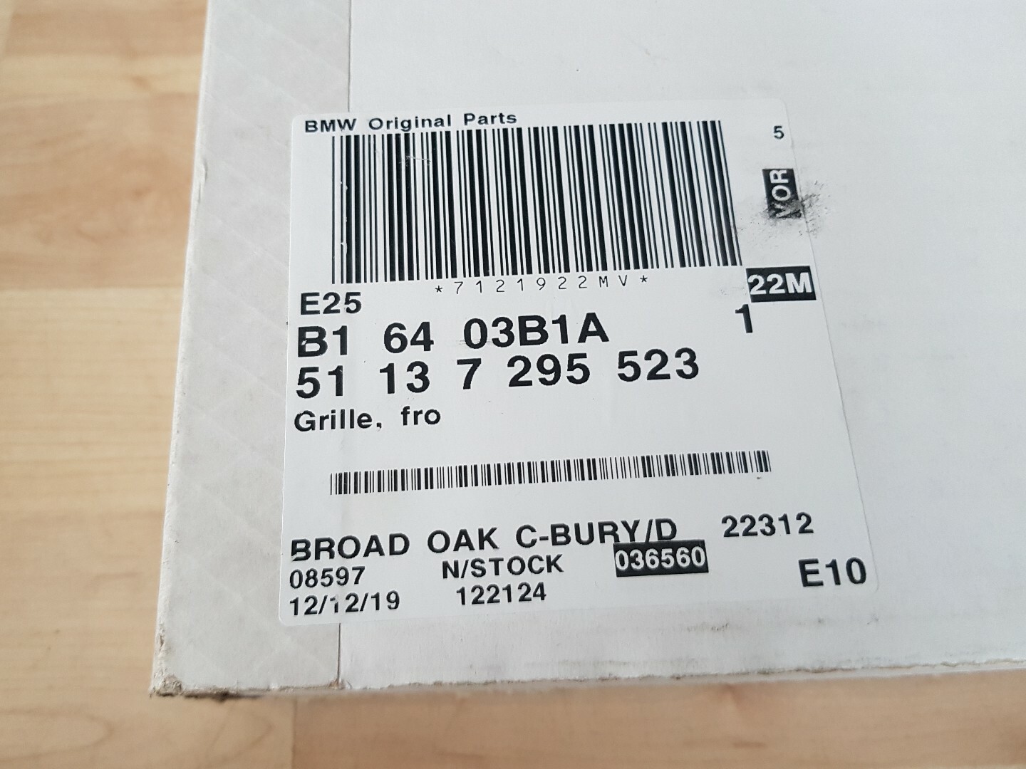 2016 BMW 2 SERIES F23 Genuine Front Left Kidney Grille 51137295523 New ...