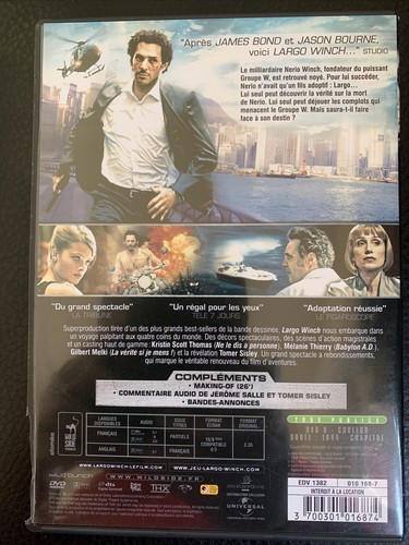 DVD Largo Winch - Tom Sisley / Kristin Scott Thomas / Mélanie Thierry ...
