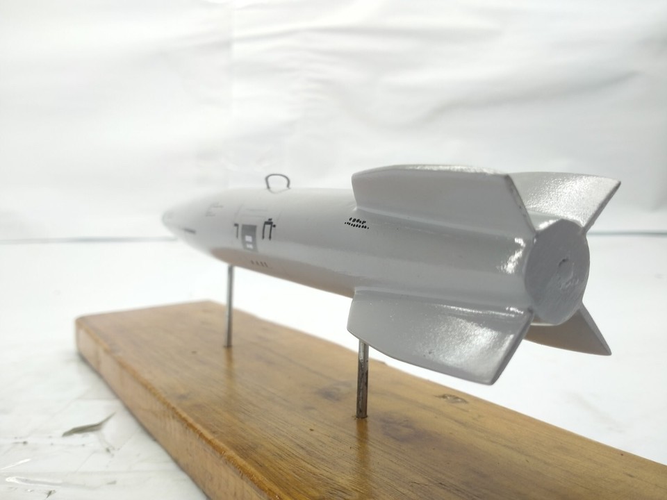 B-57 United States Tactical Nuclear Bomb Wood Model Replica Small Free ...