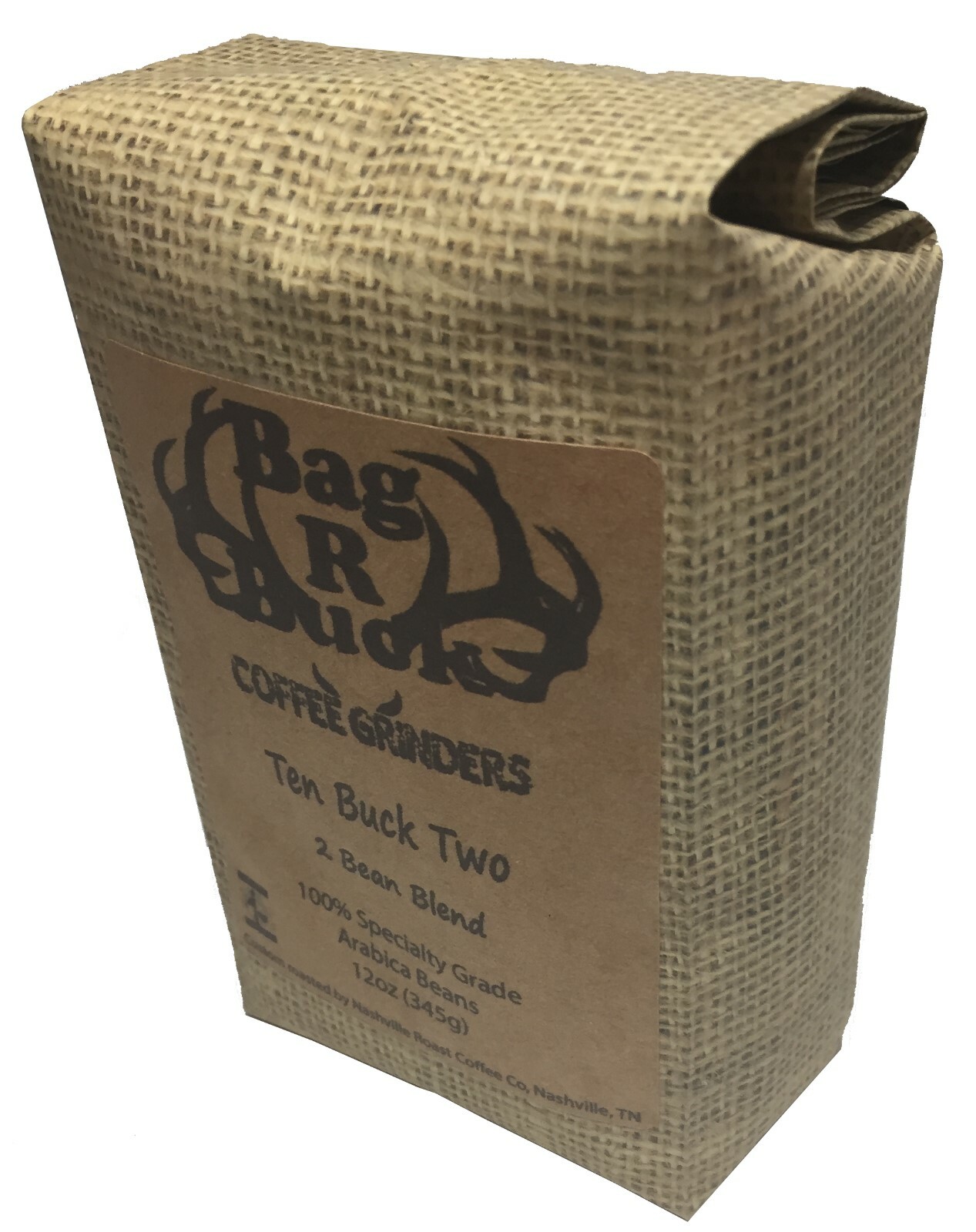 Bag R Buck Coffee Grinders Ten Buck Two 2 Bean Blend 12oz Bag | eBay