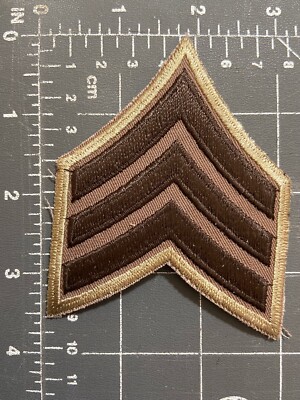 Police Sheriff Security Military Army Sergeant Chevron Patch Sgt Rank ...