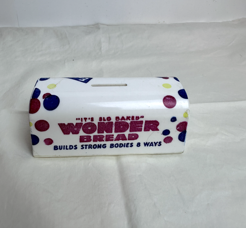 Vintage Wonder Bread Plastic Coin Bank | eBay